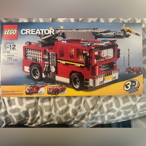 Lego | Toys | Lego Creator Fire Rescue Building Set Red | Poshmark